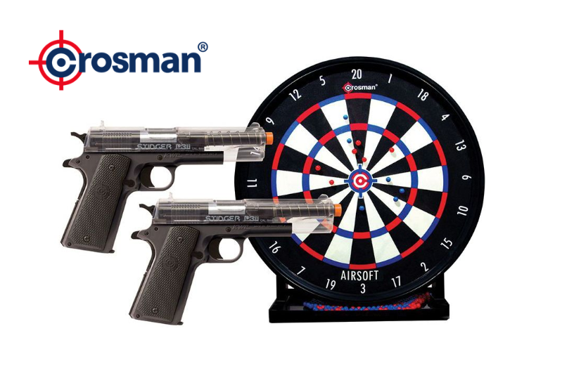 Crosman Airsoft Kits: Stinger Challenge Kit - Black & Clear 6mm AS BB ...