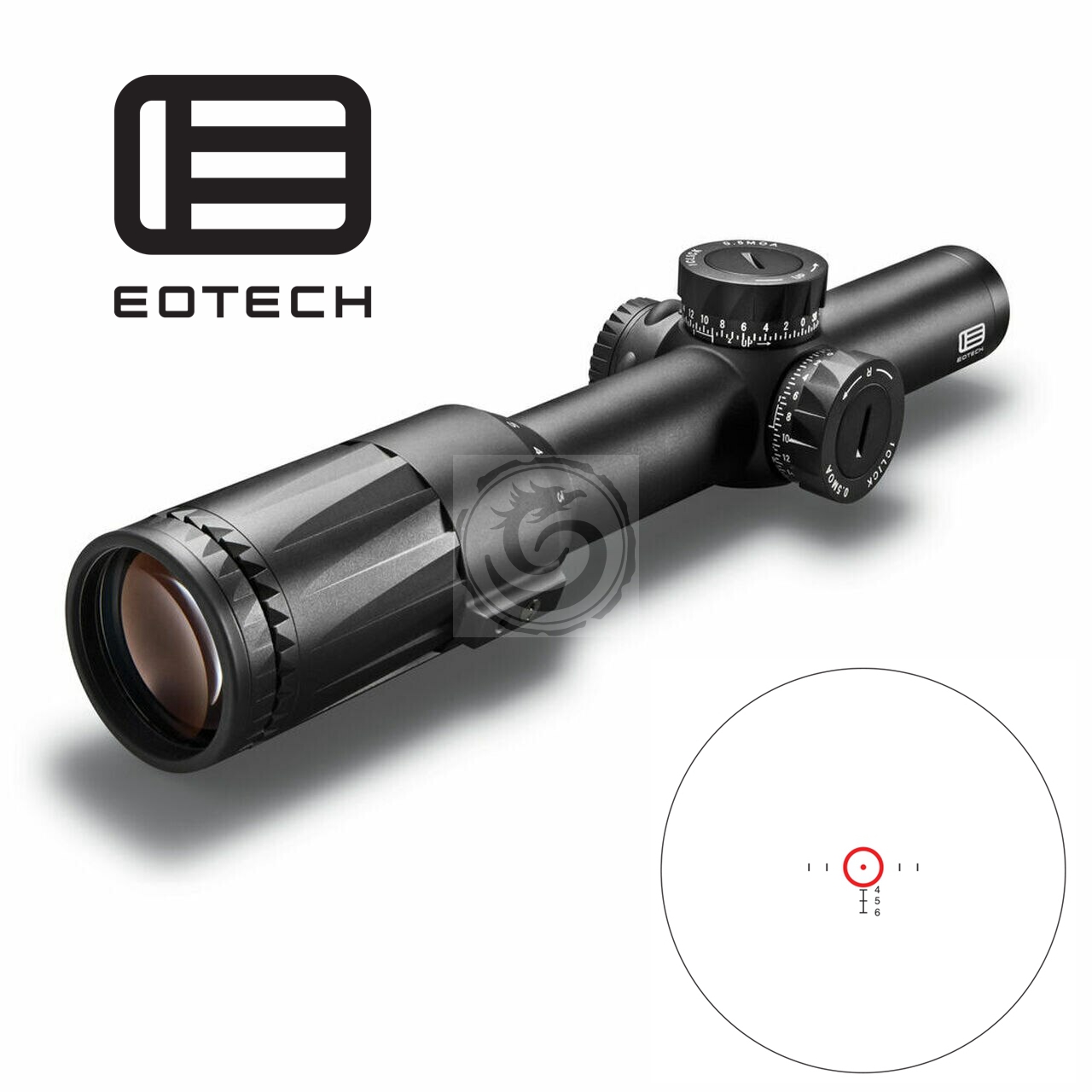 EOTech 1-6x24 Vudu Precision Riflescope (SR3 Speed Ring Reticle, Black ...