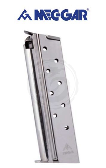 Mec-Gar 1911 Magazine 10 MM Steel Nickel 8 Rounds | Buy in Canada | Gotenda