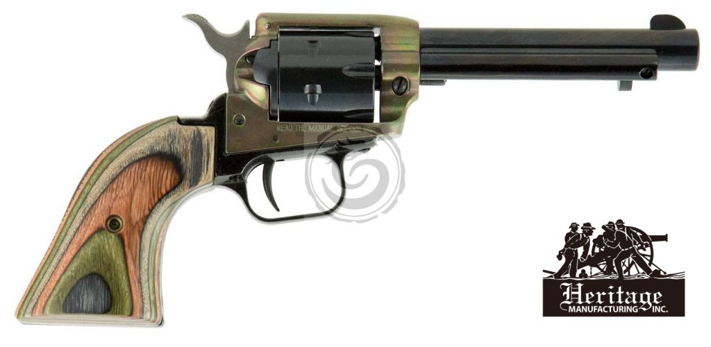 Heritage Rough Rider 22 LR 4.75" Black Case Hardened Camo Laminate Grip ...