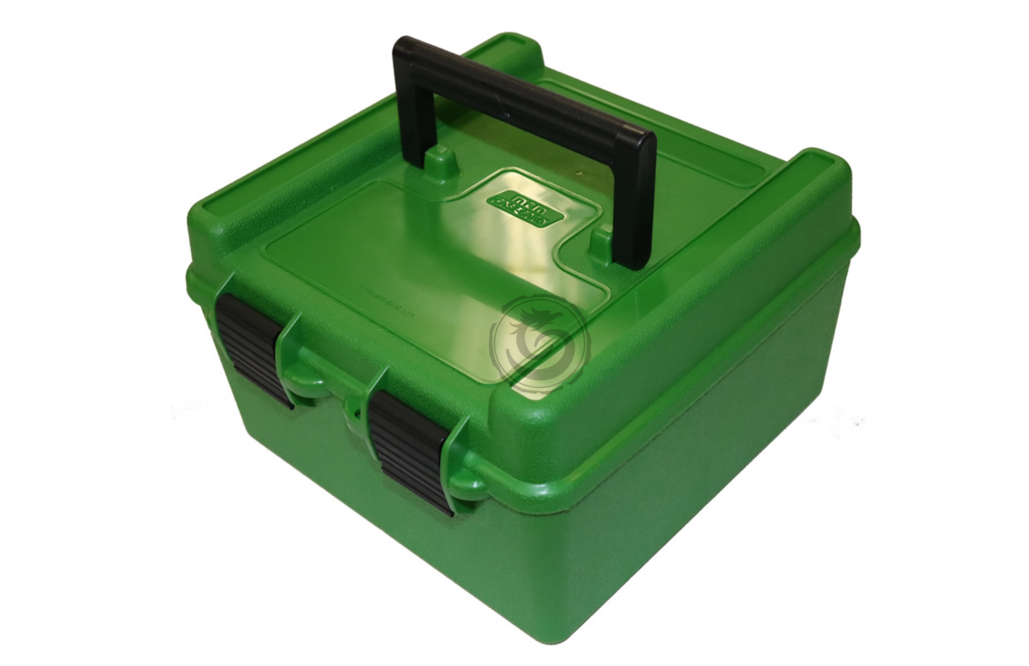 MTM Large Rifle Deluxe Handled Ammo Box 100 Round-Green » Tenda Canada