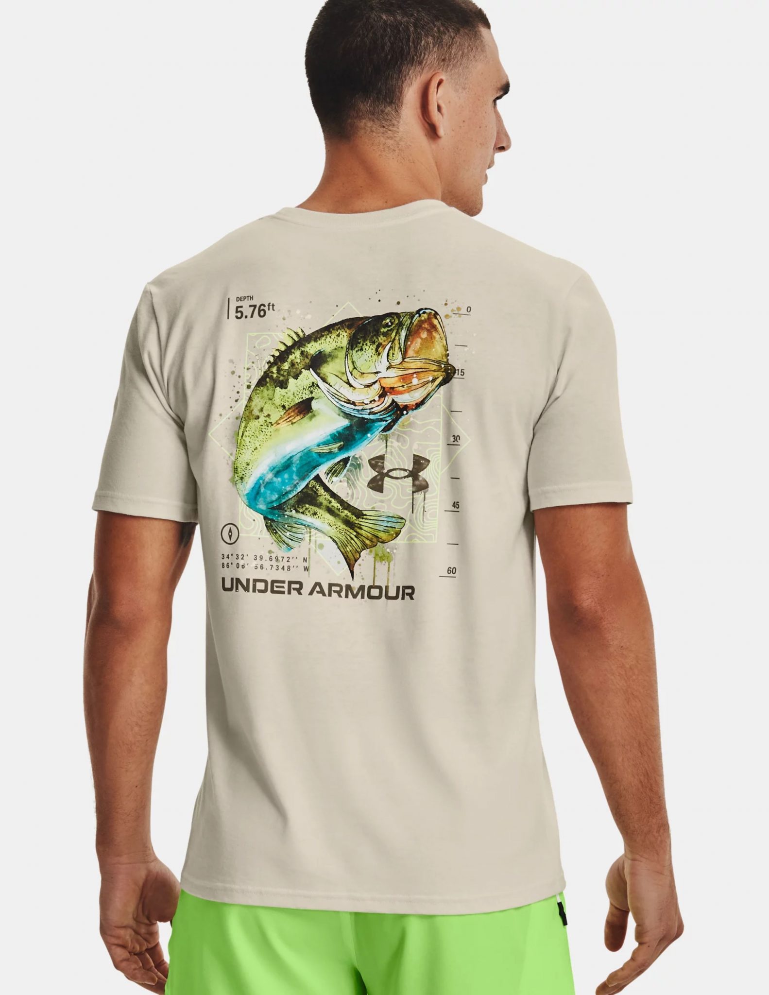 Under Armour Men's UA Fish Bass Waterblur Short Sleeve » Tenda Canada