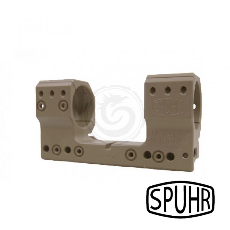 SPUHR - SP-4602 Scope Mount 34mm H:38mm/1.5" 6MIL Picatinny Mount FDE ...