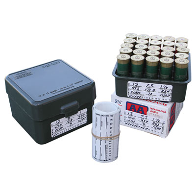 MTM Universal Shotshell Reloading Labels » Tenda Canada
