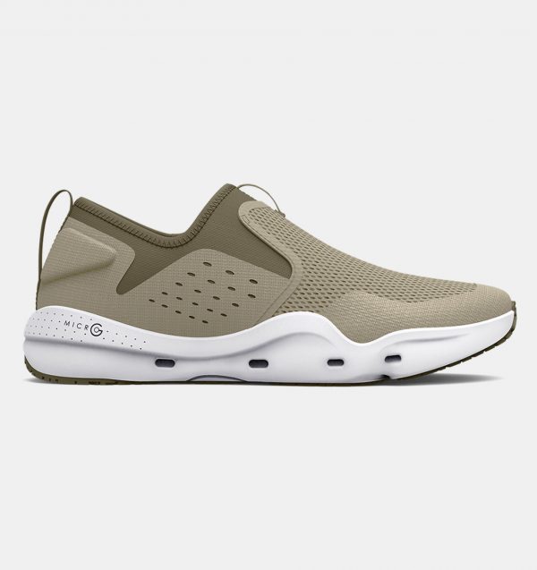 Under Armour Men s UA Micro G Kilchis Slip Khaki Gray