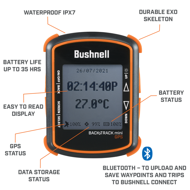 Bushnell BACKTRACK MINI GPS » Tenda Canada