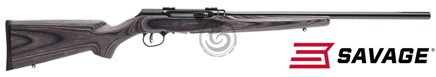 Savage A17 Target Sporter Semi 17 HMR 22" Heavy Barrel Grey Laminate ...