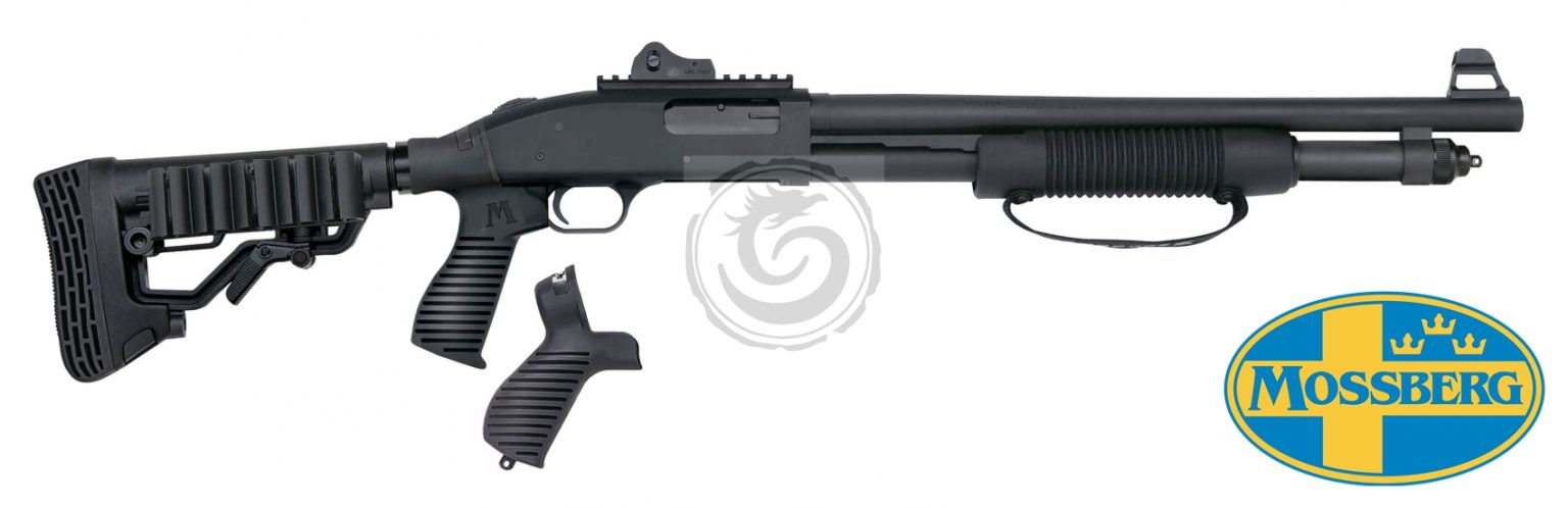 Mossberg 590 SPX 12Ga 18.5" Pump Shotgun 3", BLACK » Tenda Canada