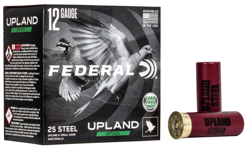Federal Upland Steel 12Ga, 2-3/4", 1oz, #7.5 Steel Shot Box of 25 | Buy ...