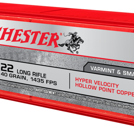 Winchester Super-X Hyper Velocity 22 LR 40 Gr CPHP Box of 100 » Tenda ...