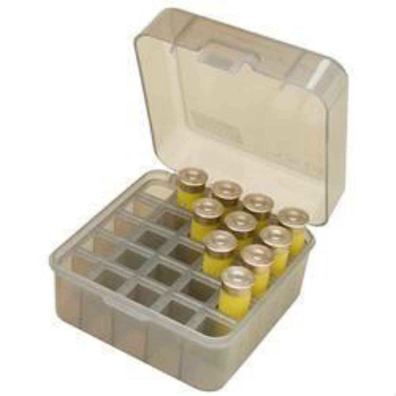 MTM Dual Gauge Shotshell 25 Rd Case Ammo Box- 10/12 Ga- Grey » Tenda Canada