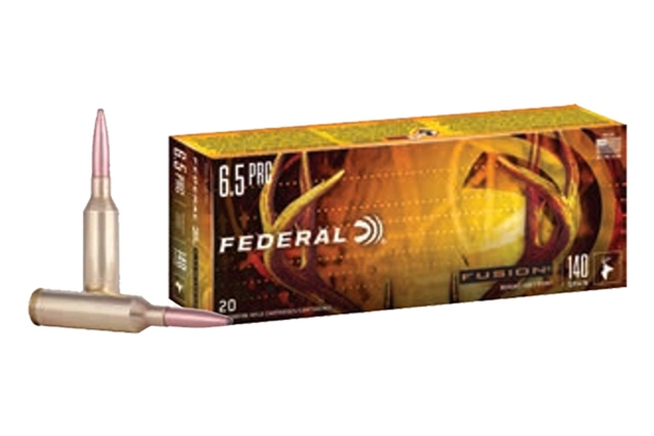 Federal Fusion 6.5mm PRC 140 Gr Bonded Soft Point Box of 20 » Tenda Canada