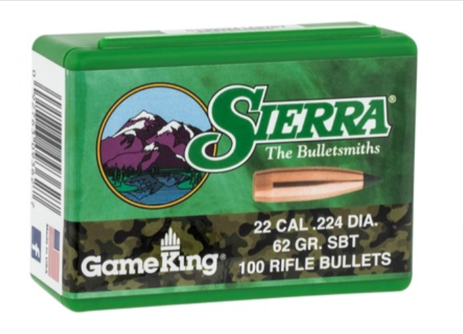Sierra GameKing 30 Cal (.308 Dia.) 180 Gr SBT Bullets Box of 100 ...