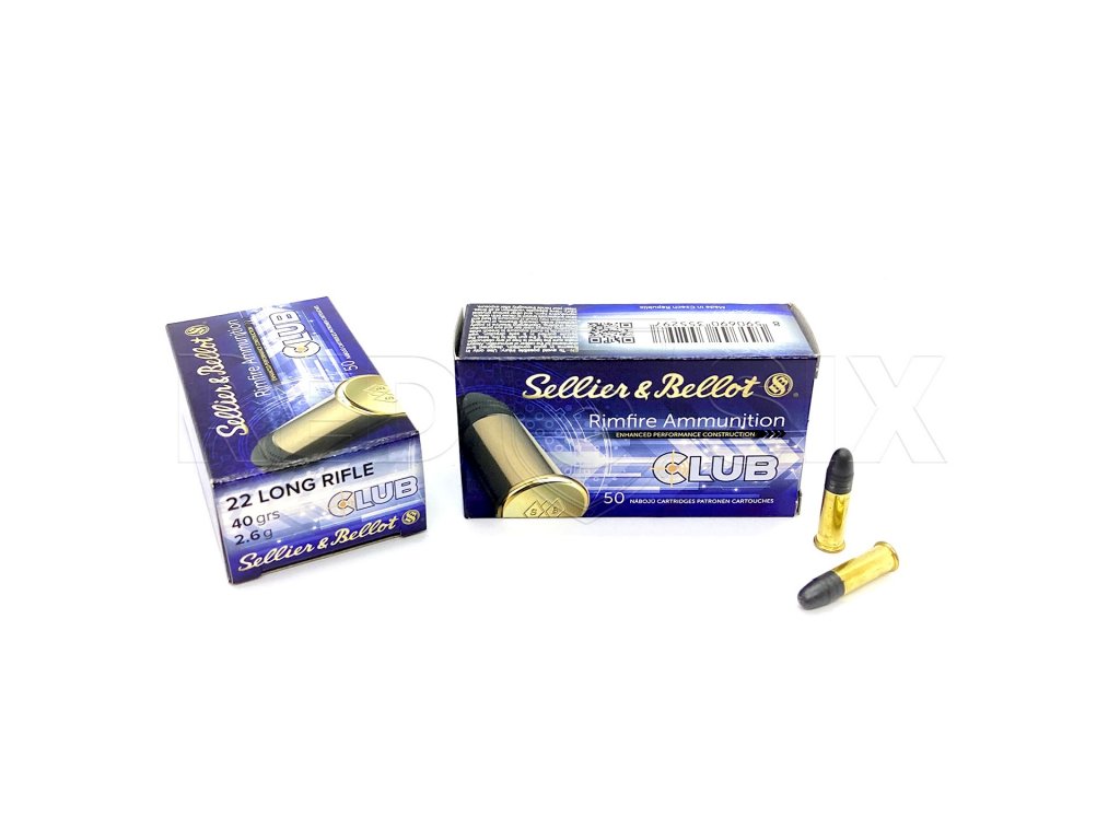 Sellier & Bellot 22 LR 40 Gr SubSonic HP Box of 50 » Tenda Canada