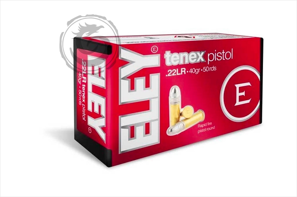 Eley Tenex Pistol 22 LR 40 Gr LSR Box of 50 » Tenda Canada