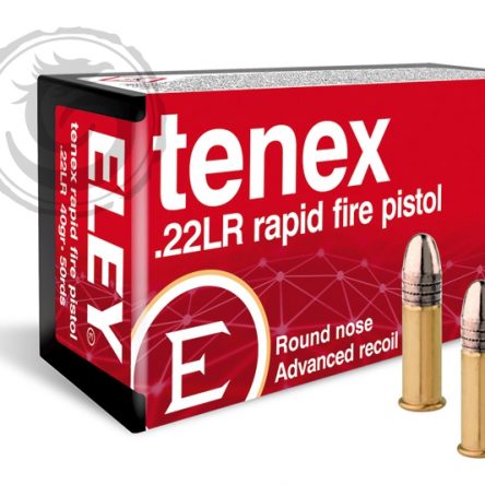 Eley Tenex Rapid Fire Pistol 22 LR 40 Grain RN Box of 50 » Tenda Canada