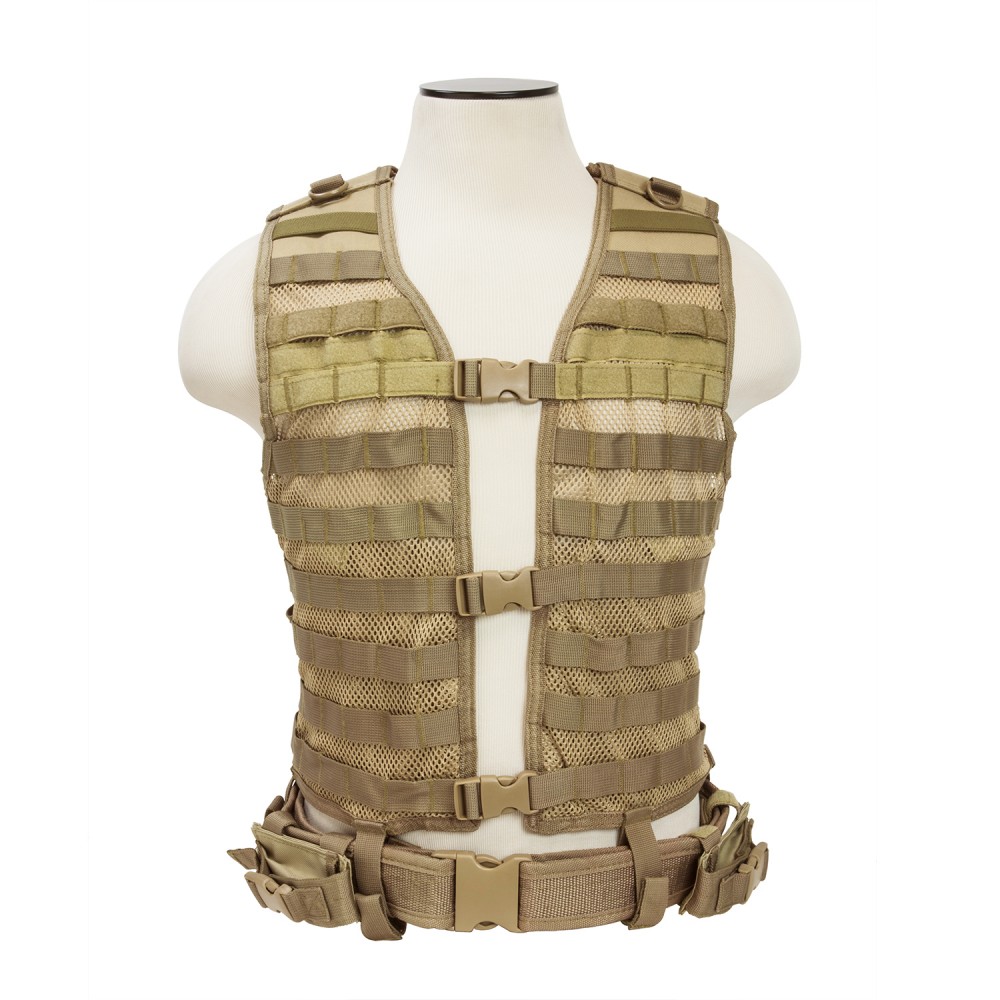 VISM PALS/MOLLE Vest Tan MED-XL » Tenda Canada