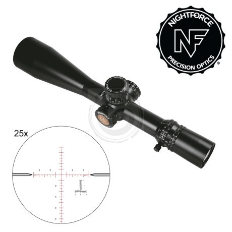 Nightforce ATACR 5-25x56mm F1 ZeroStop .1 Mil-Radian DigIllum PTL Mil-R ...