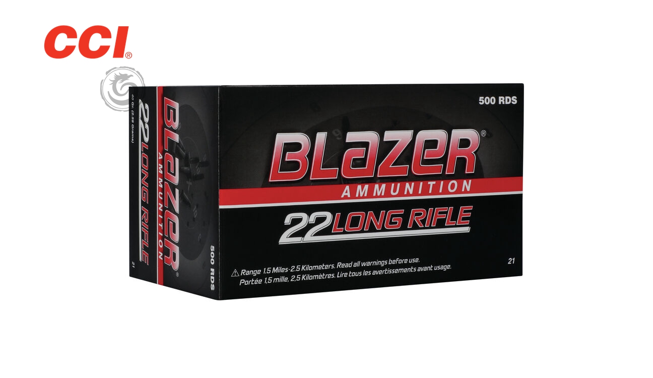 CCI Blazer High-Velocity 22 LR 40 Gr LRN Brick of 500 » Tenda Canada