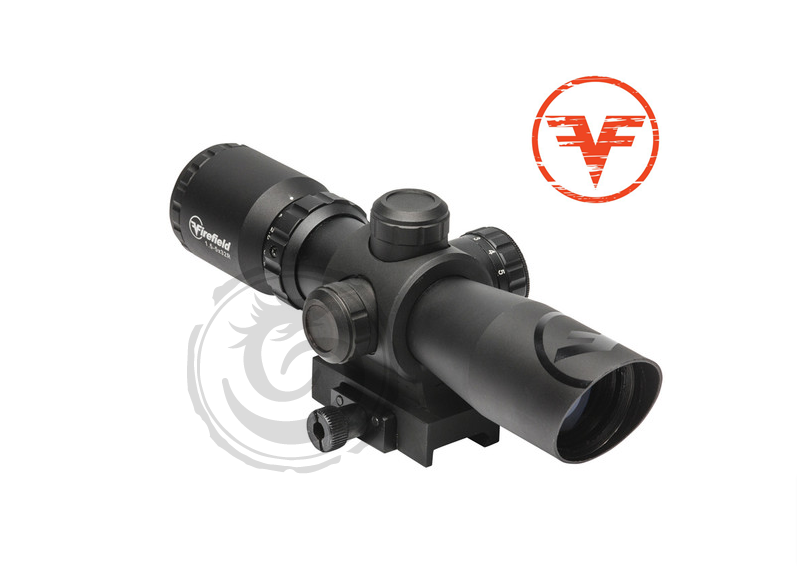 Firefield Barrage Riflescope with Red Laser (Red-Green Mil-Dot ...