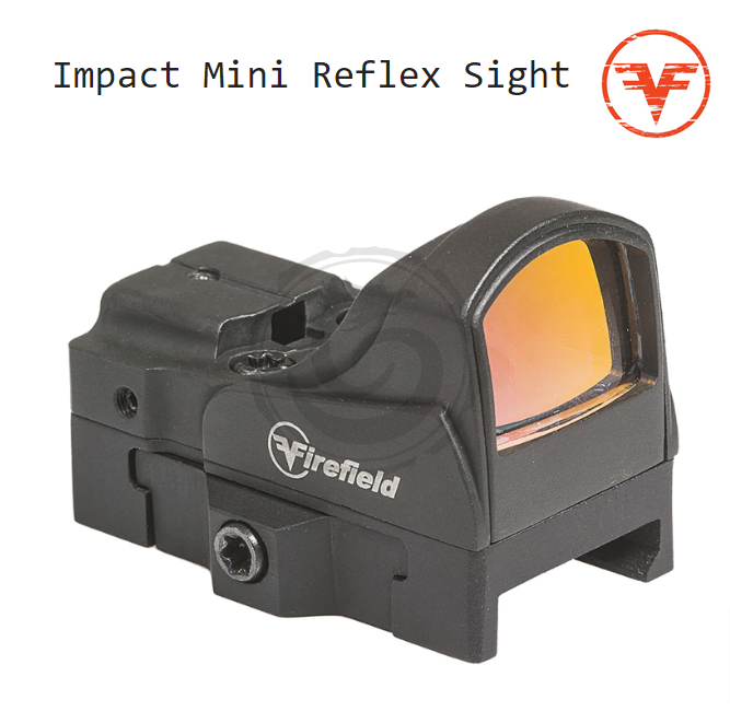 Firefield Impact Mini Reflex Sight (5 MOA Red-Dot Illuminated Reticle ...