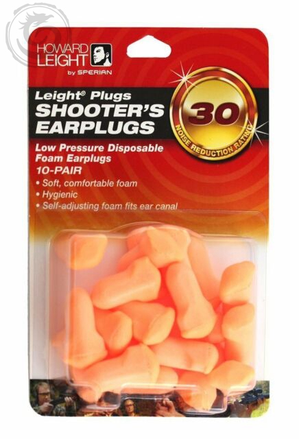 Howard Leight Low Pressure Disposable Earplugs - 10 Pairs Value Pack ...