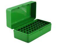 MTM RSDL-50 Flip Top 50 Round Ammo Box- 500 SW- Green » Tenda Canada
