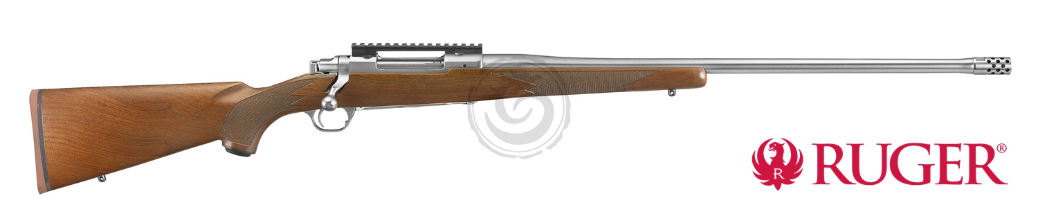 Ruger Hawkeye Hunter 300 Win Mag 24" Walnut Satin Stainless » Tenda Canada