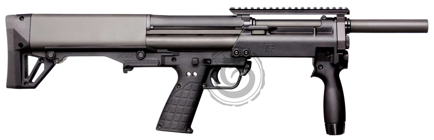 Kel-Tec KSG Compact 12 Ga Shotgun 3", 18.5" Barrel Synthetic - Black ...