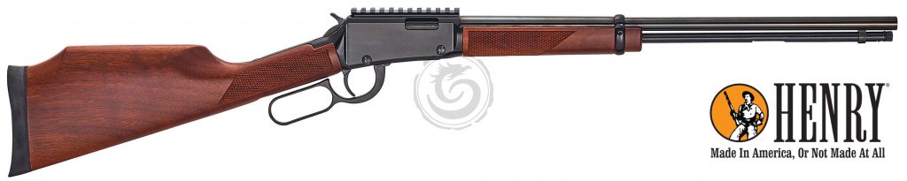 Henry Magnum Express 22 WMR 19.25" Barrel Lever Action Rimfire Rifle ...