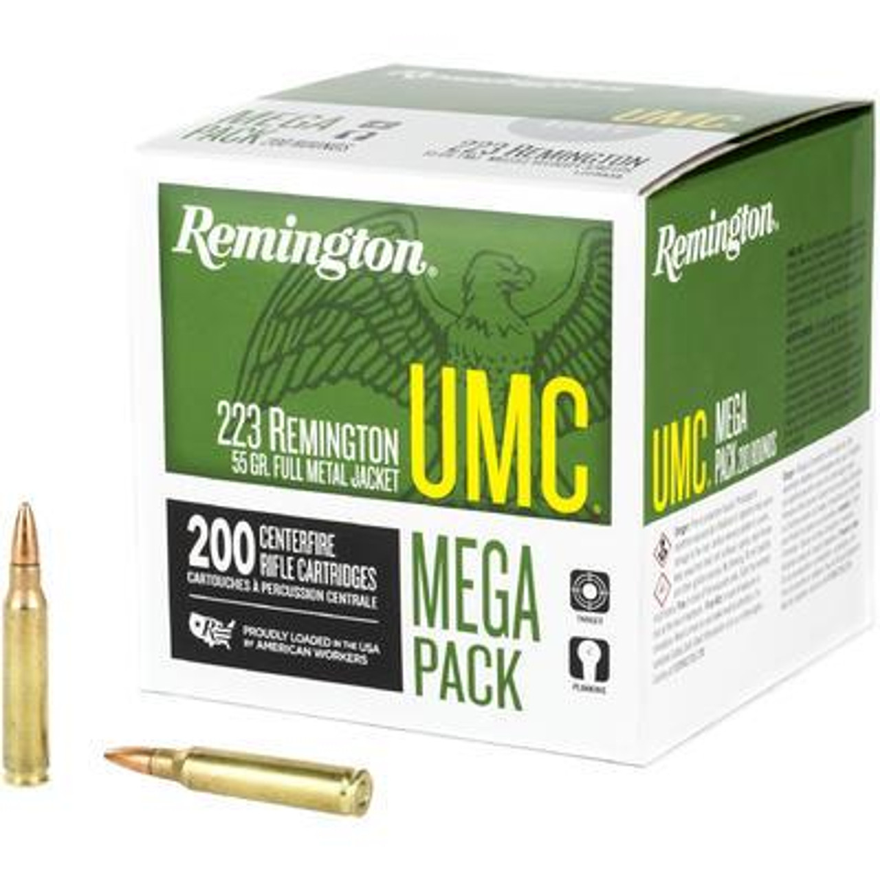 Remington UMC 223 Rem Mega Pack 55 Gr MC Box of 200 » Tenda Canada