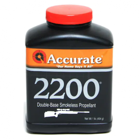 Accurate 2200 Smokeless Rifle Powder - 1 LB » Tenda Canada