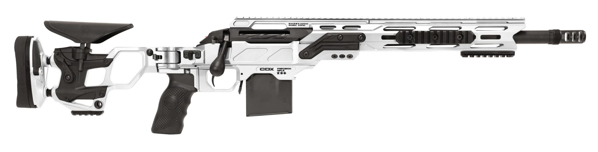 CADEX CDX-SS SEVEN S.T.A.R.S Covert Rifle 308 Win 16.5" Hybrid White ...
