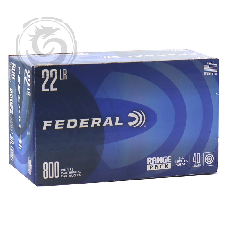 Federal Range Pack 22LR 40Gr HV LRN Box of 800 » Tenda Canada
