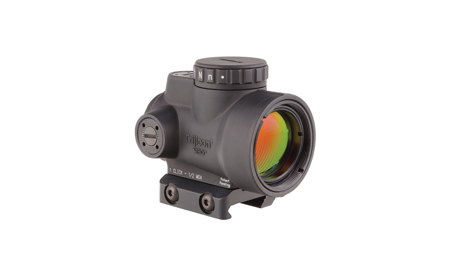Trijicon 1x25 MRO Reflex Sight (2 MOA Red Dot Reticle, Low Picatinny ...