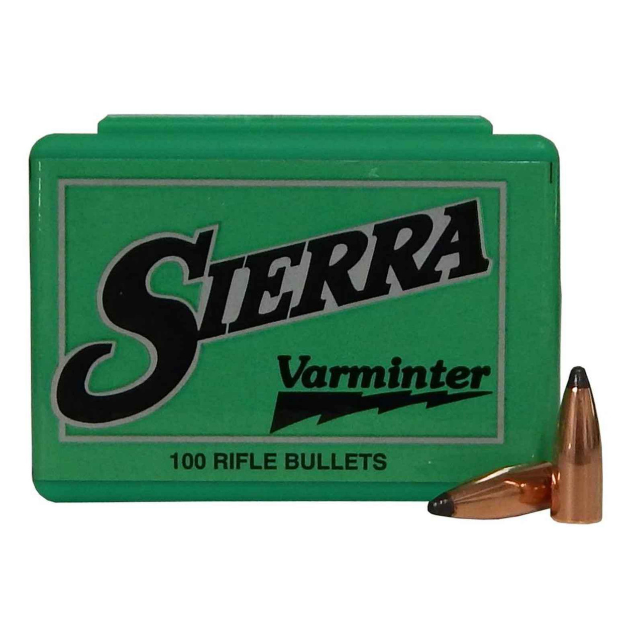 Sierra Varminter 22 Cal (.224 Dia.) 50 Gr Spitzer Bullets Box of 100 ...