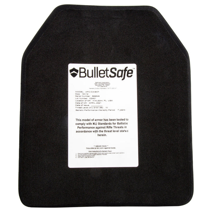 BulletSafe Level IV Standalone Ballistic Plate | Buy in Canada | Gotenda