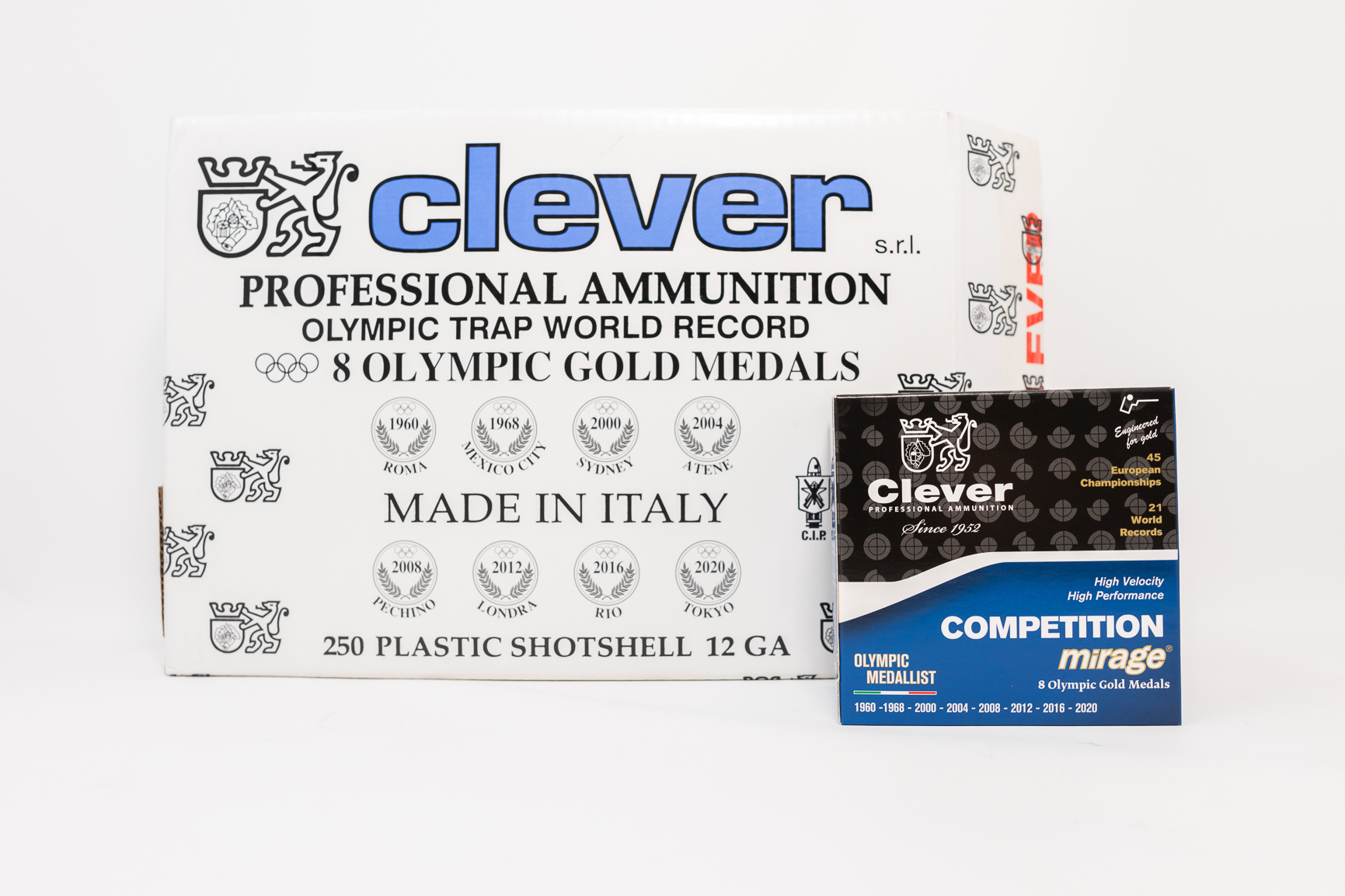 Clever T2 Competition 12Ga, 2-3/4", 24g, #8 Box of 25 » Tenda Canada