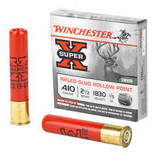 Winchester Super X Rifled Slugs Hollow Point 410 Ga, 3" Box of 5 ...