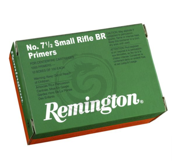 Remington Small Rifle Primers 7-1/2 Box of 1000 » Tenda Canada
