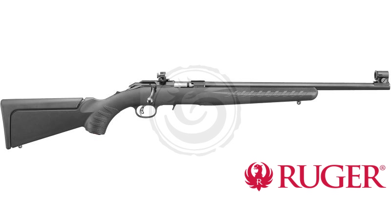 Ruger American Compact 22 LR Bolt Action Rifle with Williams Peep Sight ...