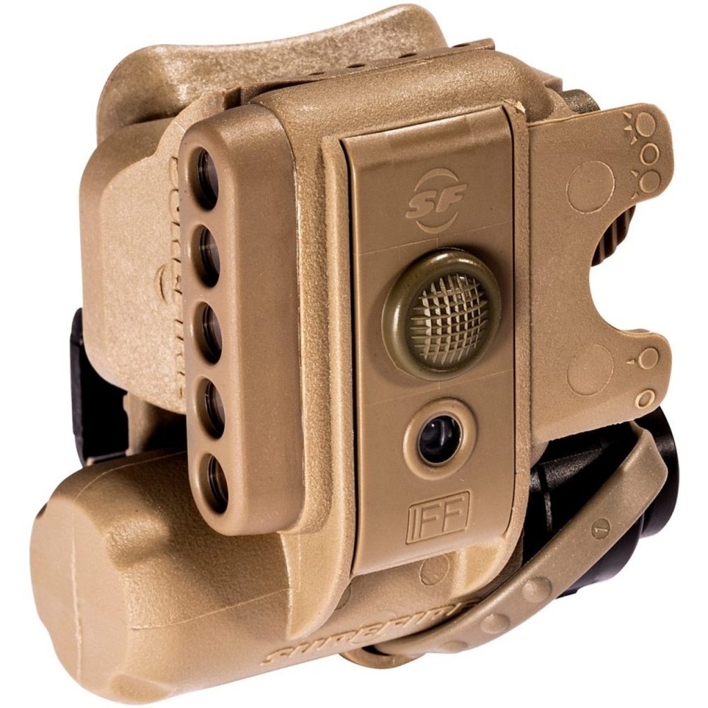 SureFire HL1-A Dual Output White/Red LED Helmet Light (Desert Tan ...