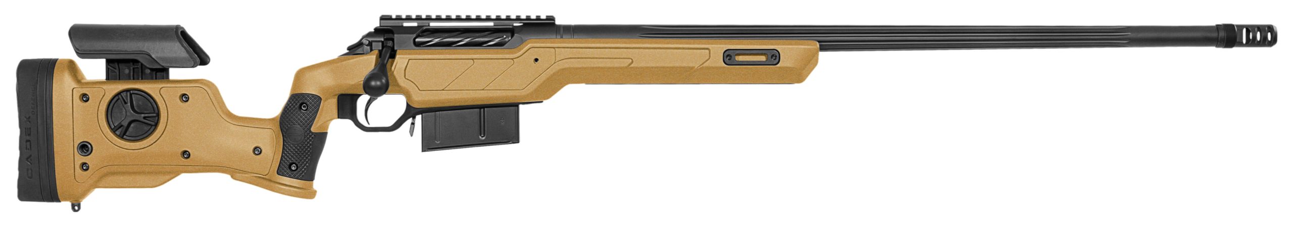 CADEX CDX-R7 Sheepdog Evo M-LOK 338 Lapua 27" Hybrid Bronze Black ...
