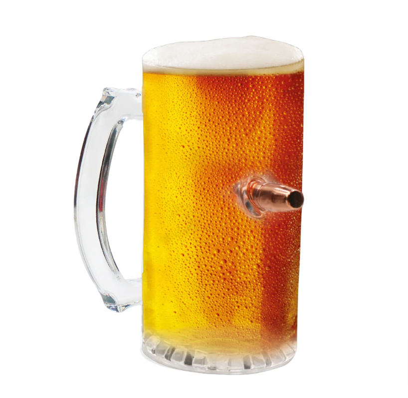 CALIBER GOURMET Last Man Standing - Bullet Beer Glass 500 ml » Tenda Canada