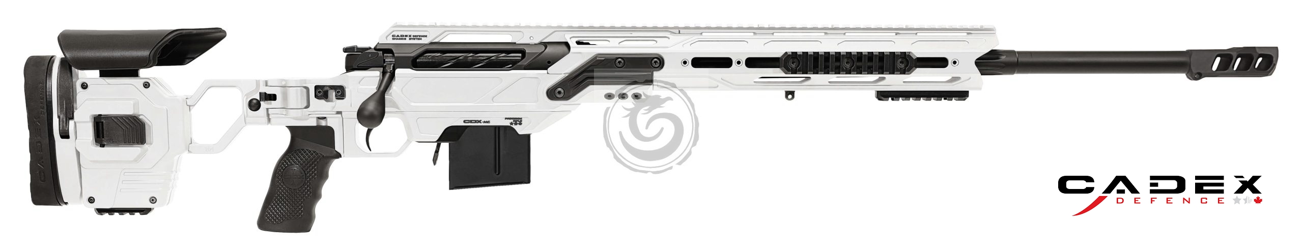 CADEX CDX-MC Kraken Multi-Caliber (single barrel) 24" Hybrid White ...