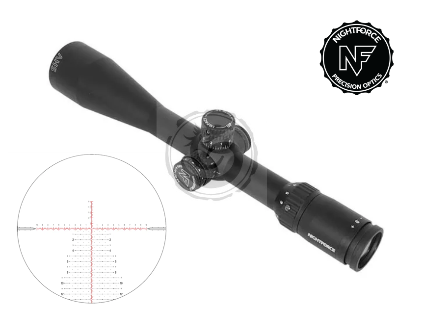 Nightforce SHV 4-14x50mm ZeroSet .1 MRAD Center-Only Illum Mil-XT ...