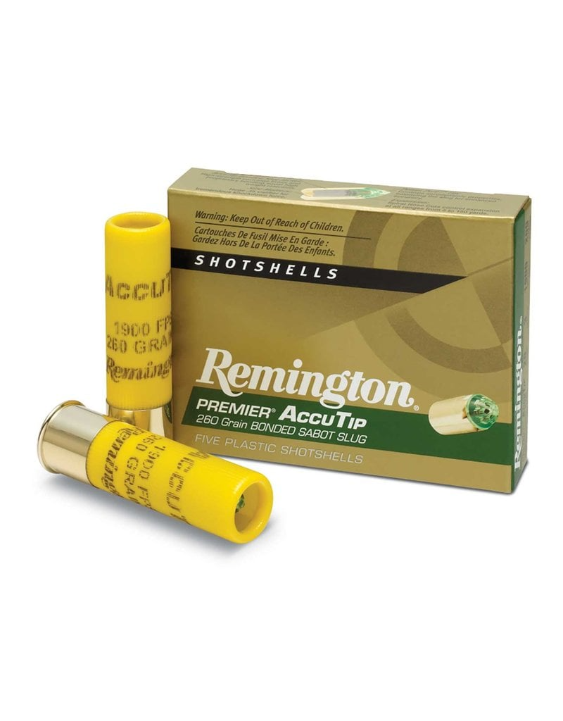 Remington Premier AccuTip Bonded Sabot Slugs 20 Ga 260 Gr Box of 5 ...