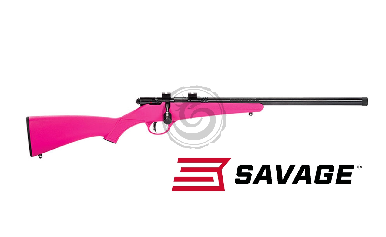 Savage Rascal Youth 22LR 16.25" Bolt Action Rifle - Pink » Tenda Canada