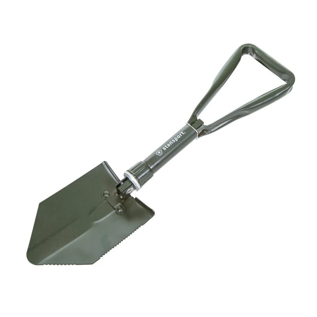 STANSPORT G.I. STYLE DOUBLE FOLDING SHOVEL O.D. GREEN » Tenda Canada