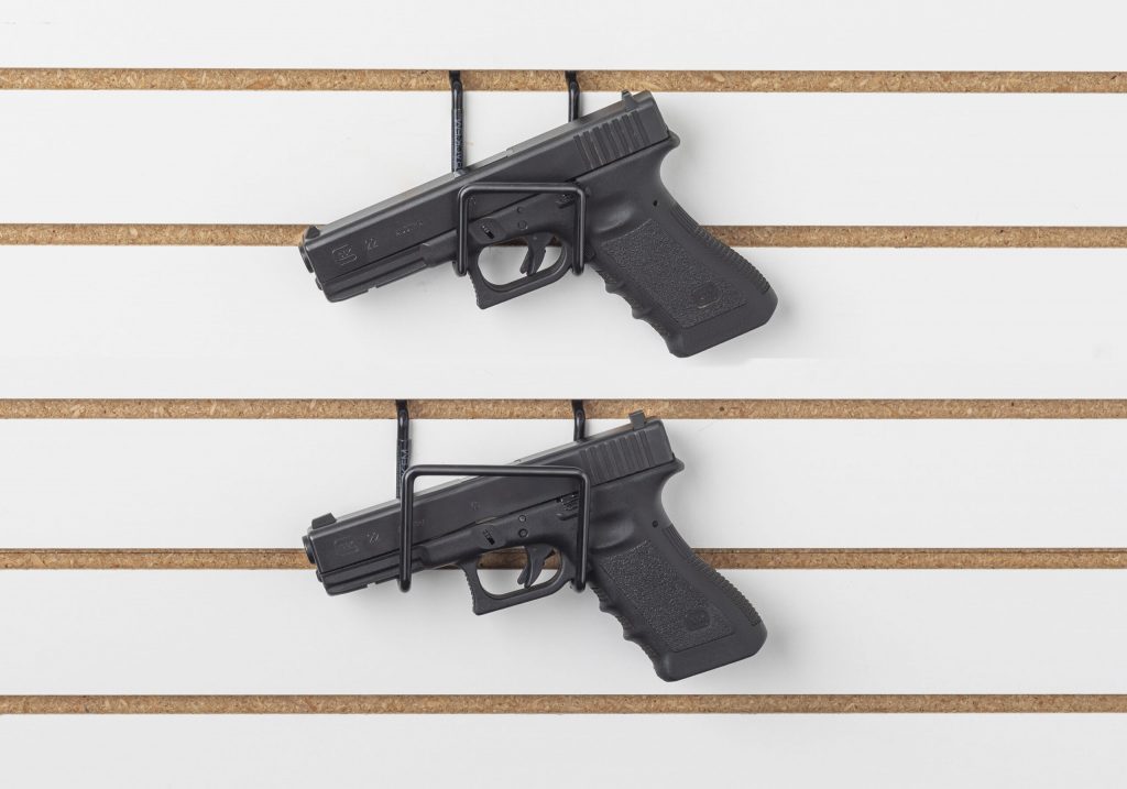 Gun storage – Full Size-Plus Pistol/Rifle Display (1 Pc) – Slat Wall ...